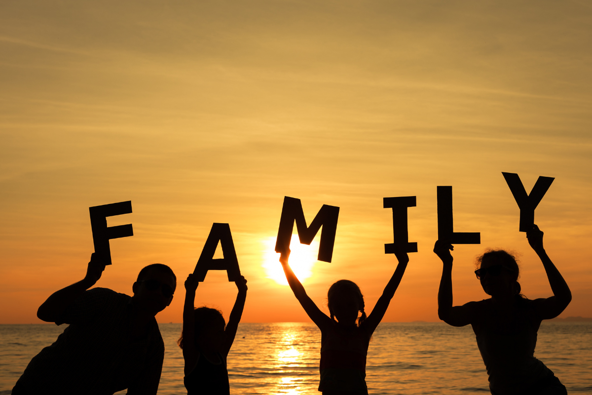 Sunset Beach Family Photos - WaterMarquee